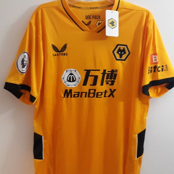Castore | Shirts | Castore Brand Wolverhampton Wanderers Wolves English ...